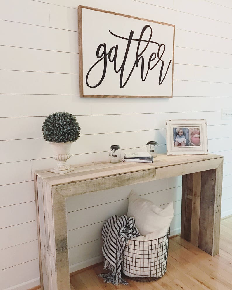 Gather gather Sign Farmhouse Sign Farmhouse | Etsy