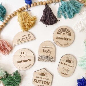 Personalized Magnets - Kids Magnets - Look What I Made Magnets ...