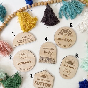 Personalized Magnets - Kids Magnets - Look What I Made Magnets ...