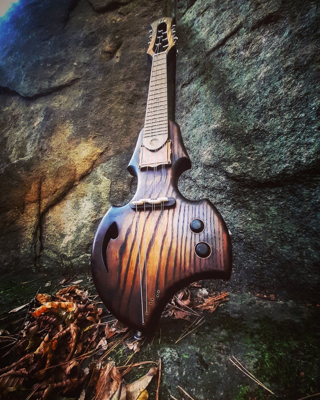 Electro-acoustic Mandolin. 6-string Mandolin With a Magnetic Pickup - Etsy