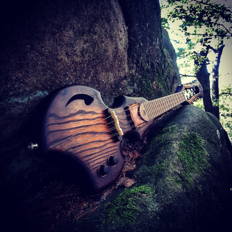 Electro-acoustic Mandolin. 6-string Mandolin With a Magnetic Pickup - Etsy