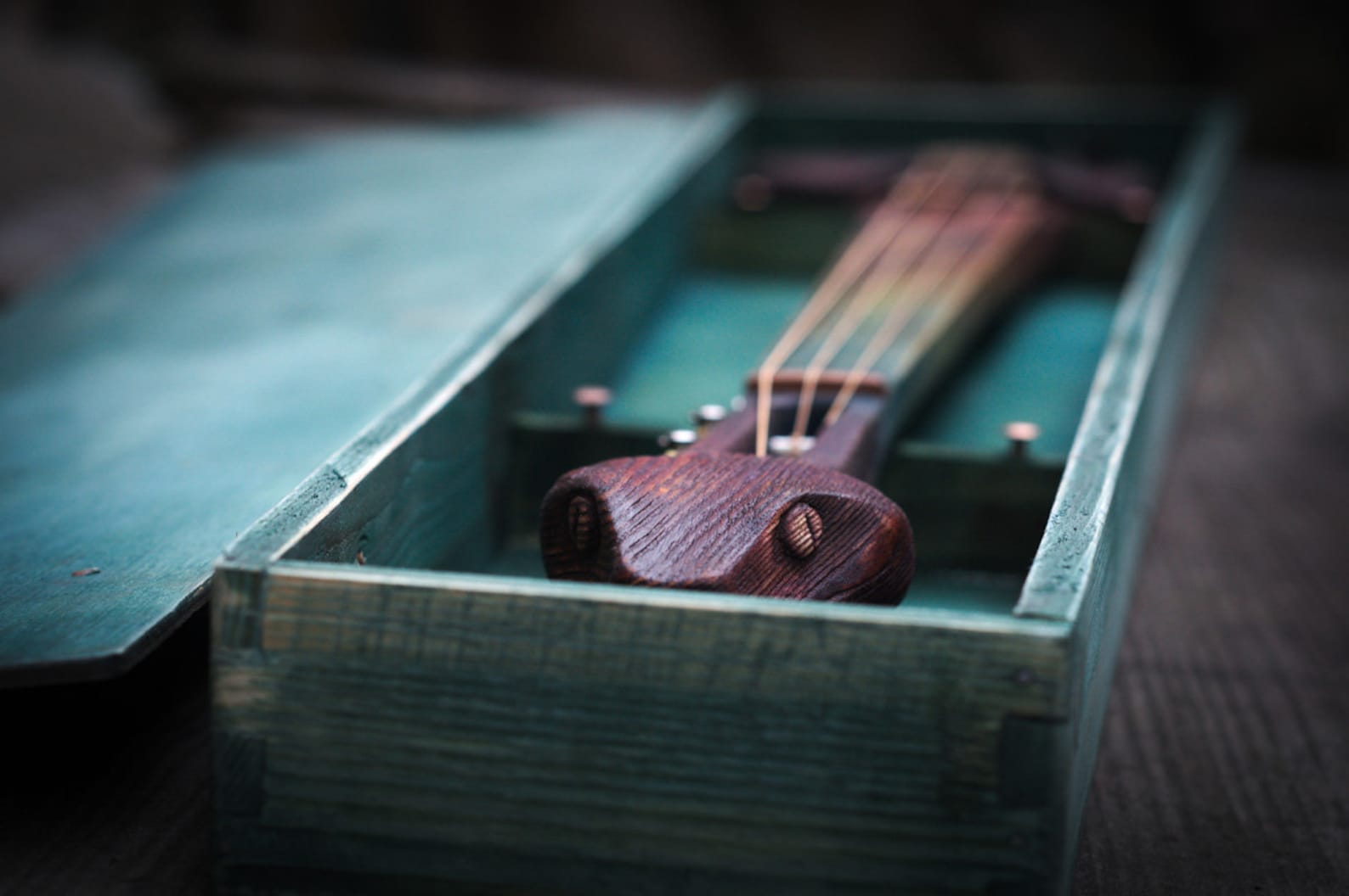 Electric 3-string diddley bow. Fretless guitar by DaShtick | Etsy