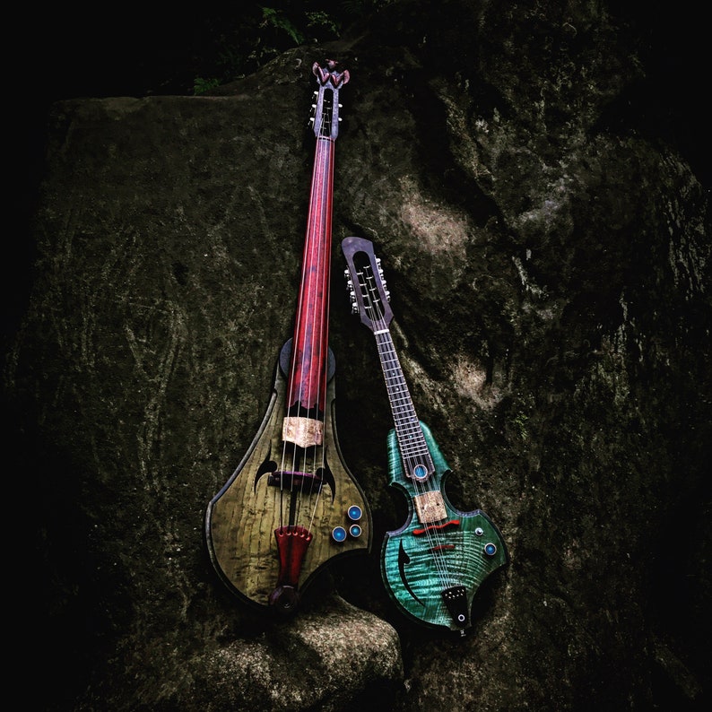 5-string Cello With a Magnetic Pickup/ Electric Cello/ Dashtick Cello ...