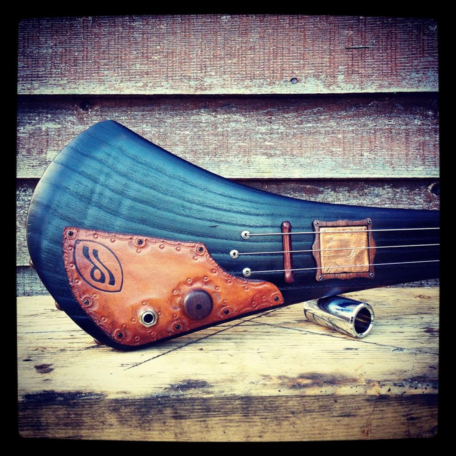 Handcrafted Three String Electric Guitar by Dashtick Guitars. - Etsy