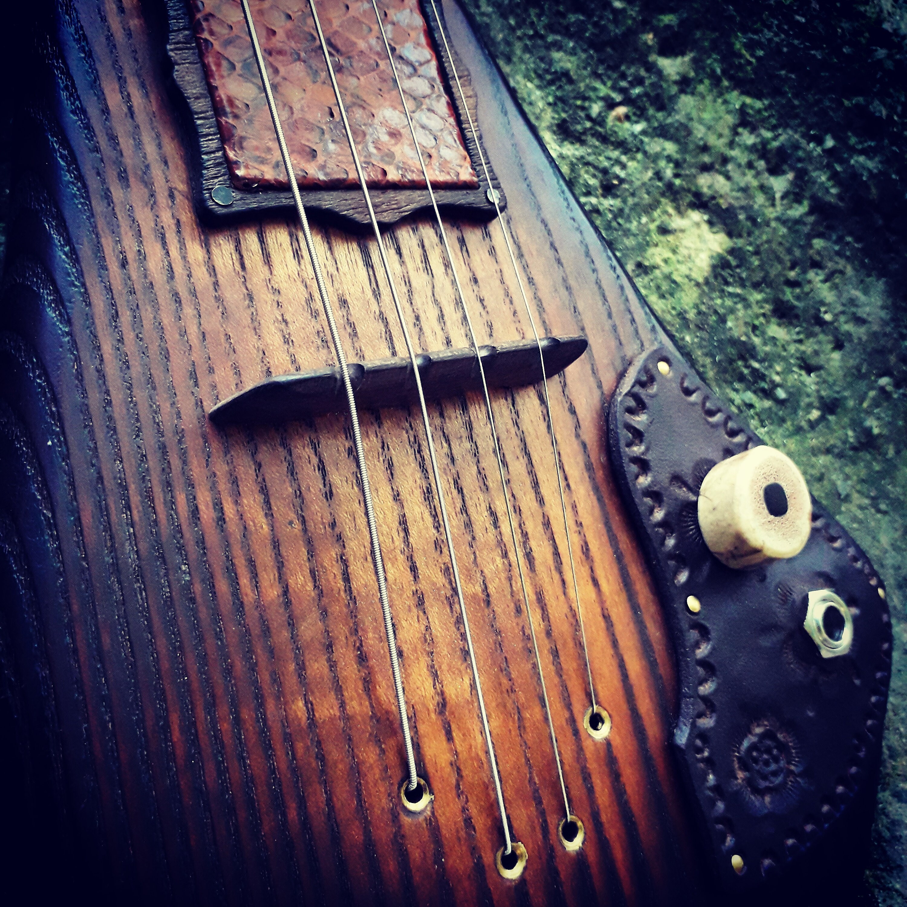 Custom Electric Guitar/ Handcrafted Blues Guitar/ Crazy Horse 4-string ...