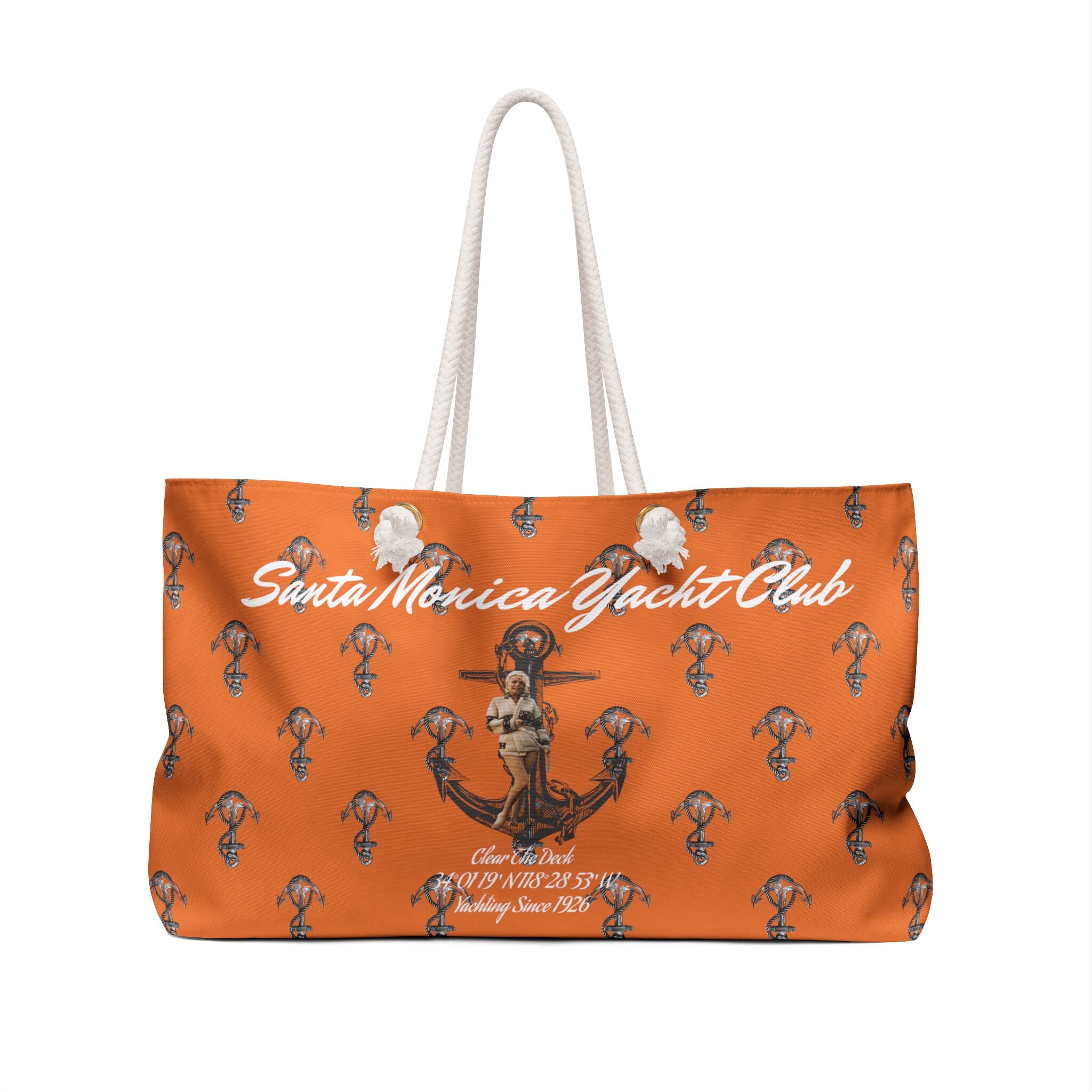 Marilyn Monroe Santa Monica Yacht Club Tote Bag | Yacht Club Tote Bag ...