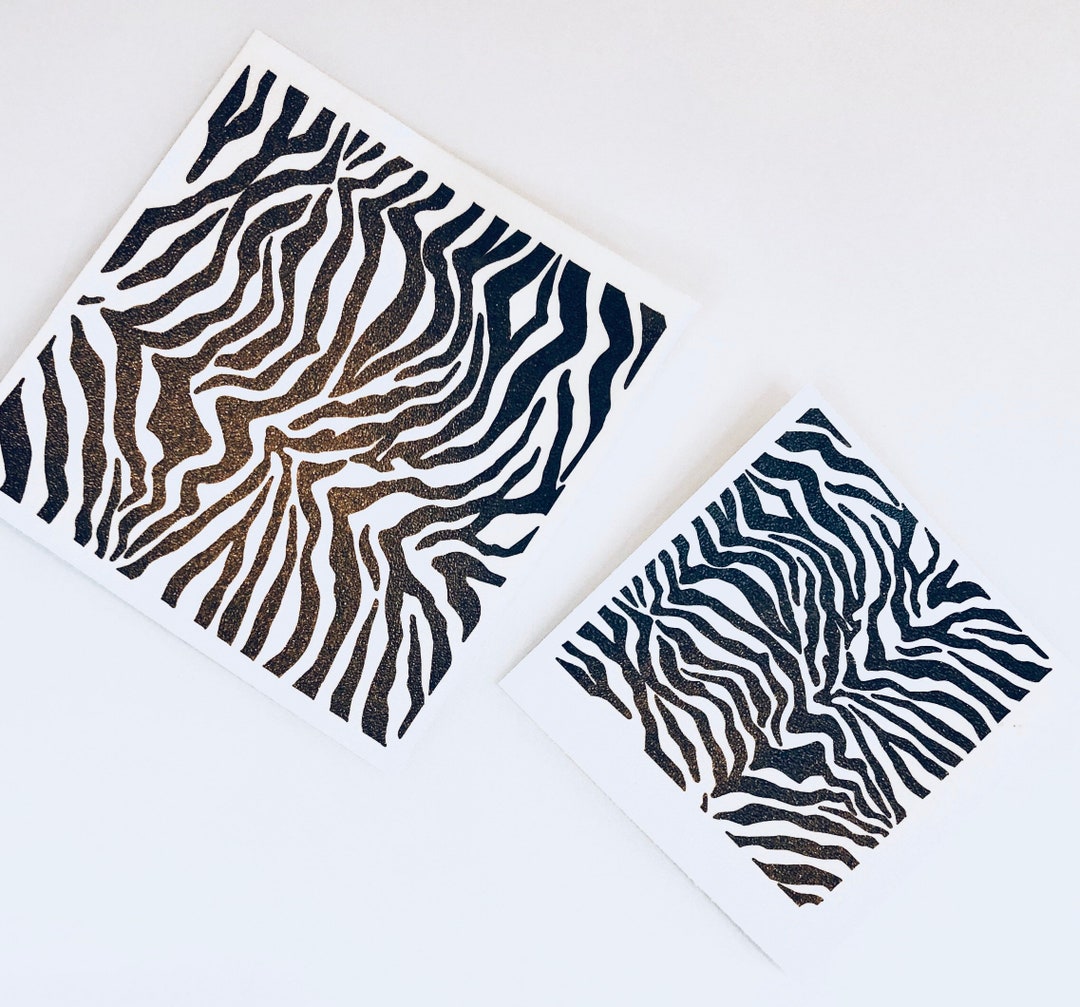 Zebra Print Decal, DIY Zebra Print, Zebra Print Sheet of Stickers ...