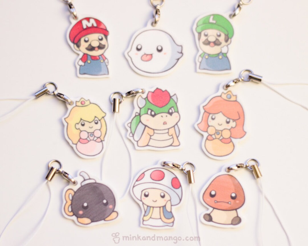 Super Mario Charms - Etsy
