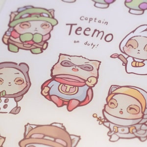 Teemo Stickers - Etsy