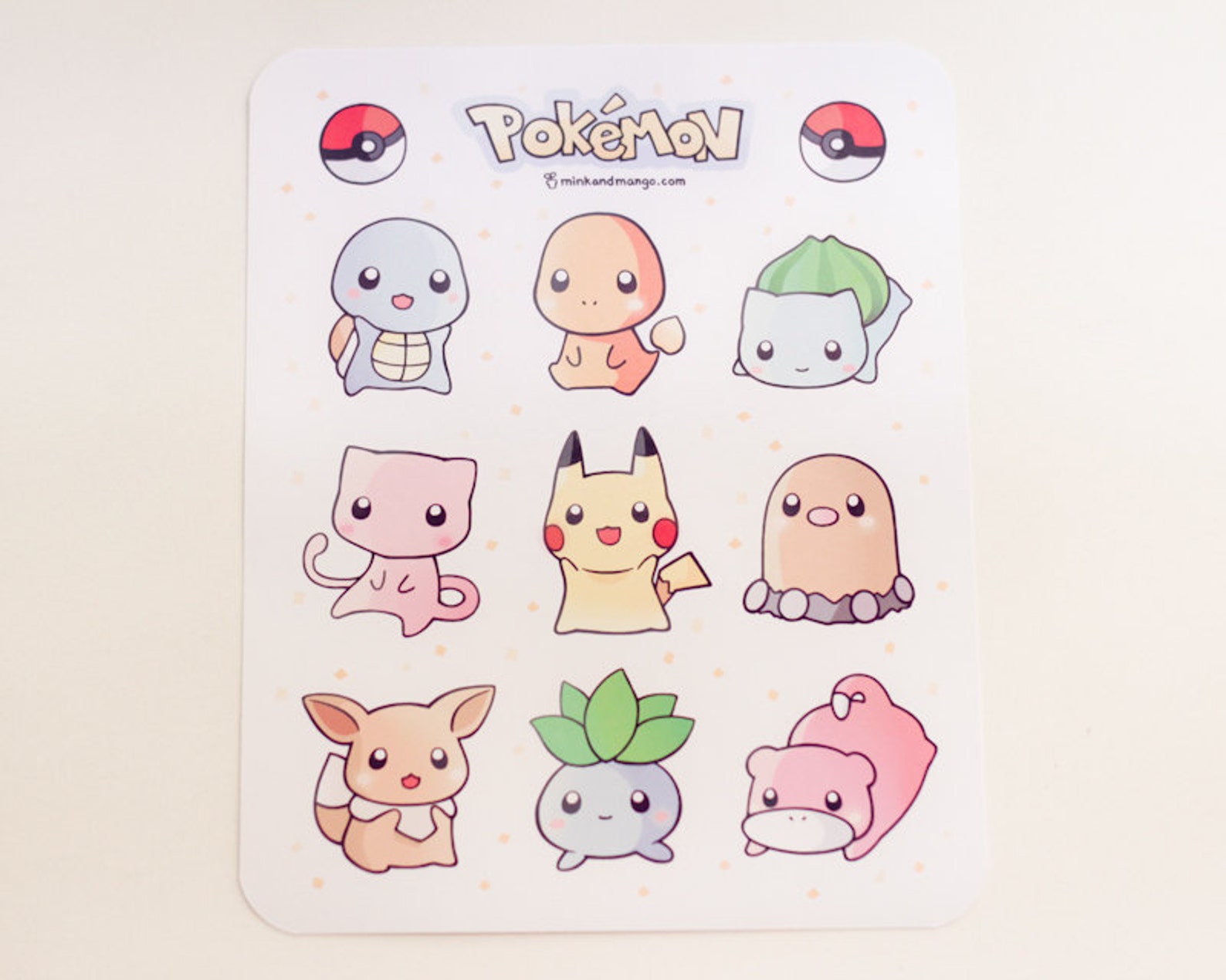 Pokemon Stickers - Etsy