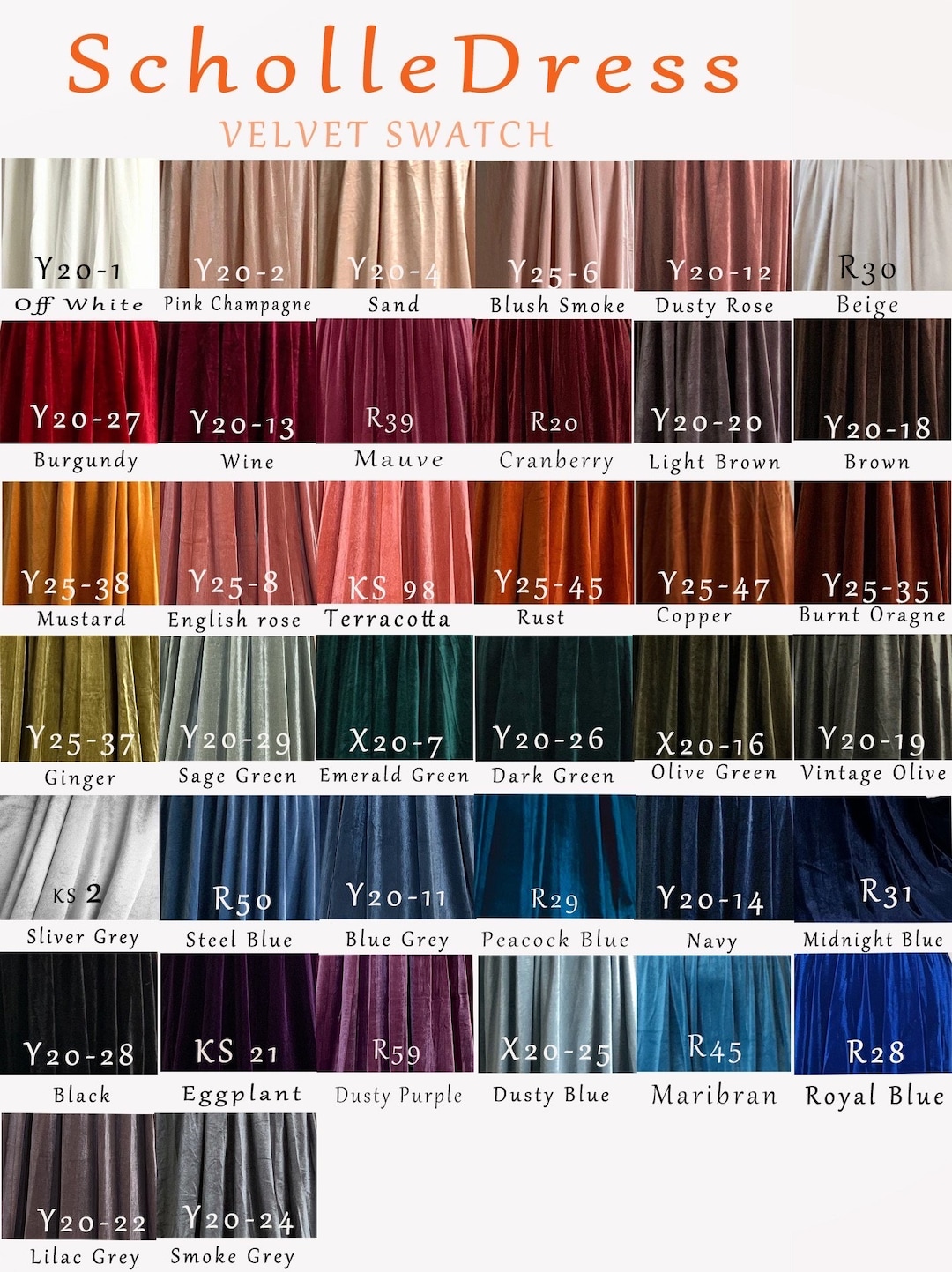 VELVET Swatch FABRIC Sample Free Shipping - Etsy