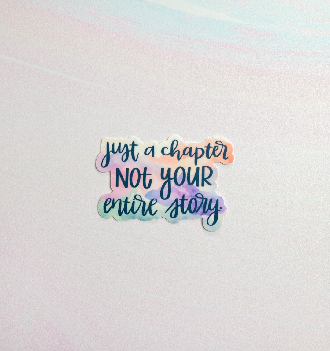 Just a Chapter Not Your Entire Story Waterproof Vinyl Sticker, Water ...
