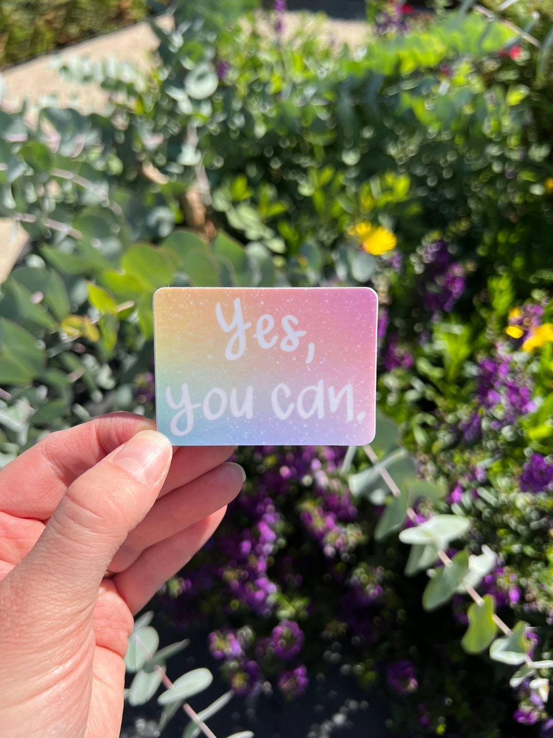 Yes You Can Waterproof Vinyl Sticker, Vinyl Sticker, You’ve Got This ...