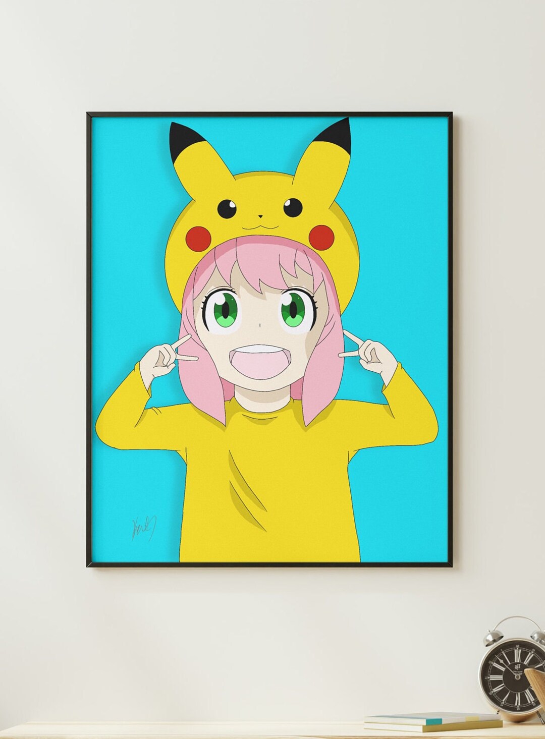 Mash It up | 16x20in | Anime Poster | Digital Art | Wall Art | - Etsy