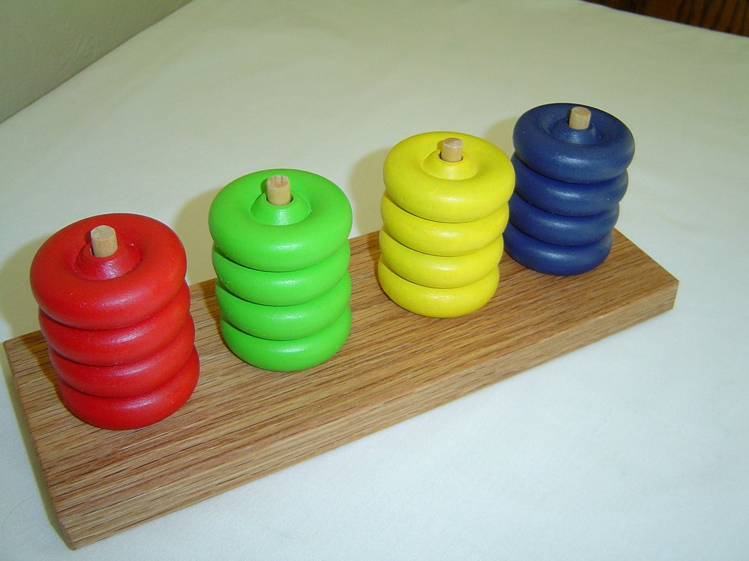 Montessori Count N Stack - Etsy