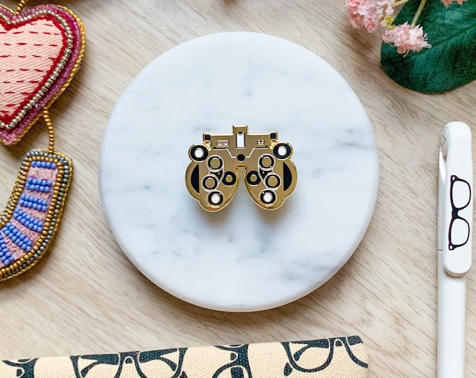 Gold Optometry Enamel Pin - Optometrist Eye Doctor Graduation Birthday ...