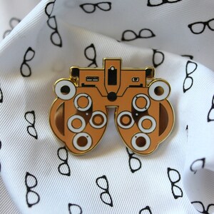 Coral Pink Optometry Enamel Pin - Optometrist Eye Doctor Graduation ...
