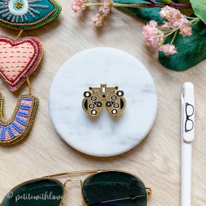 Gold Optometry Enamel Pin - Optometrist Eye Doctor Graduation Birthday ...