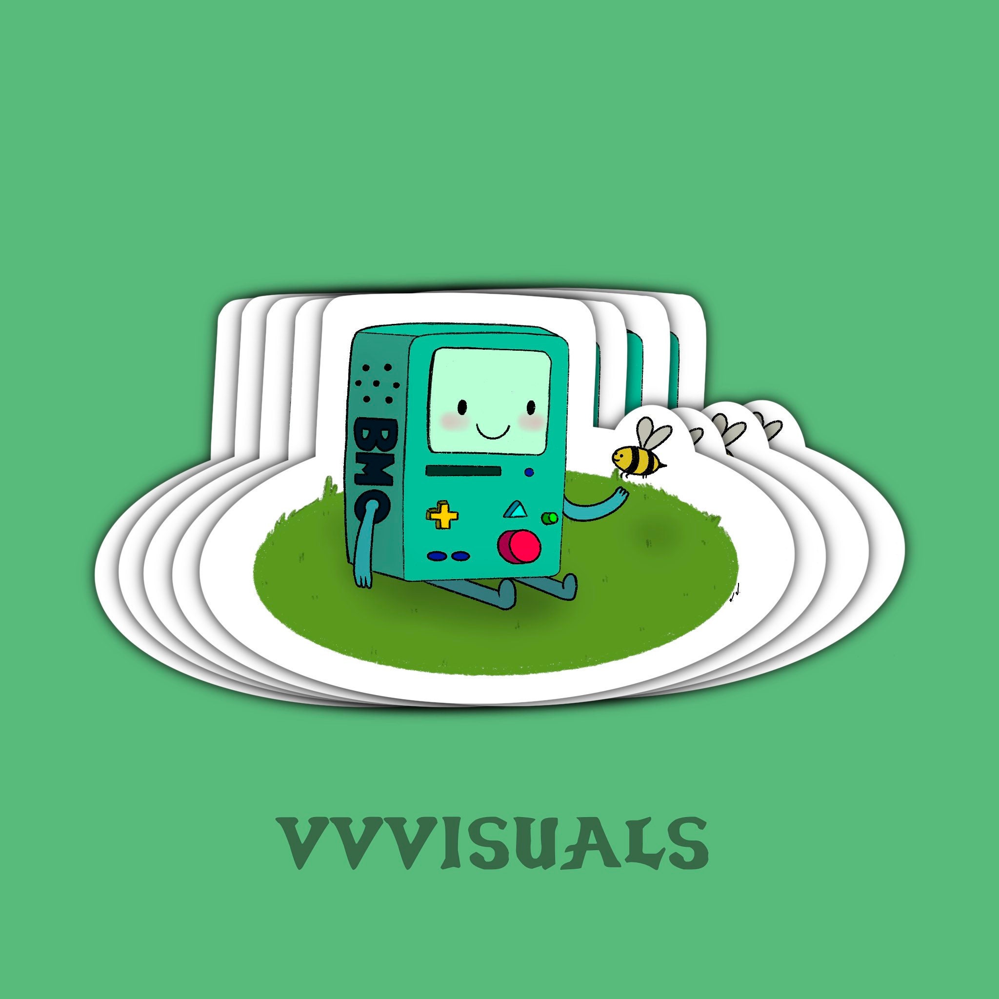 BMO Adventure Time Sticker - Etsy