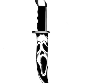 Scream Horror Art Print // Wes Craven Scream Horror Art // - Etsy