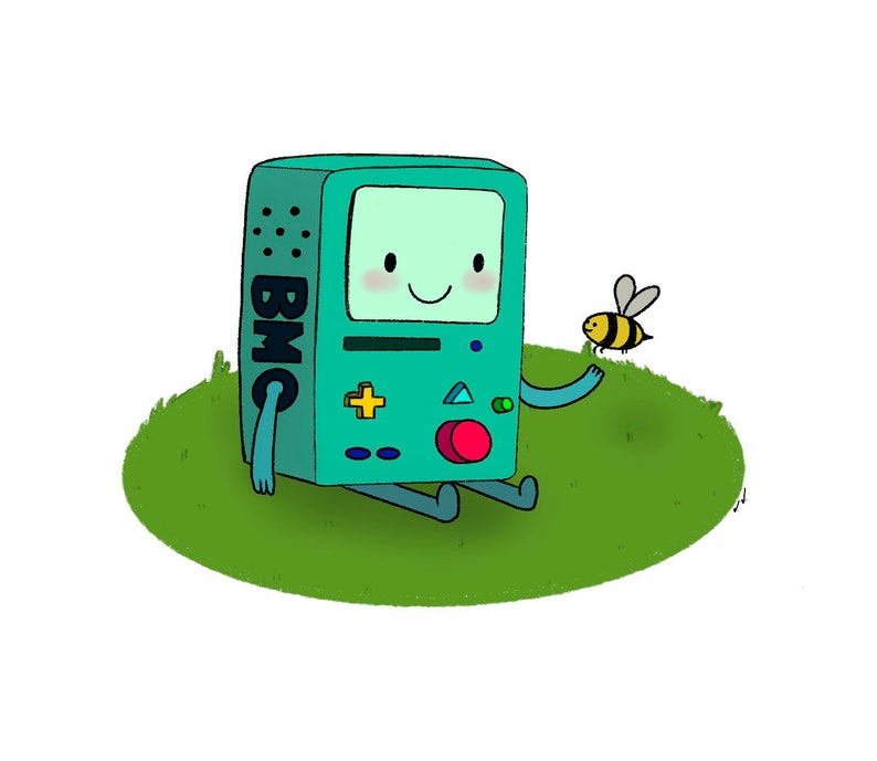 BMO Adventure Time Sticker - Etsy