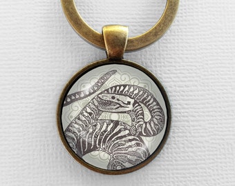 Snake keychain | Etsy
