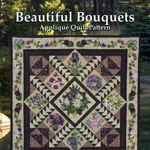 Applique Quilt Patterns - Etsy