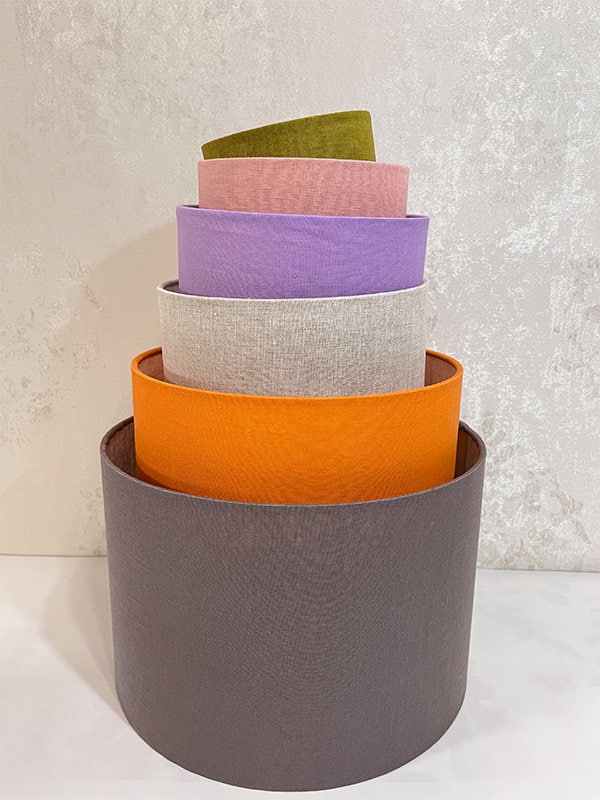 Linen Lampshade, Fabric Lamp Shades, Avaliable in 20 Colors. - Etsy