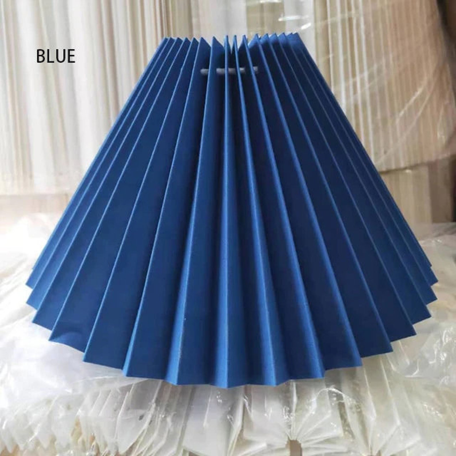 Pleated Lampshade, Retro Lampshade for Table Lamp Standing Lamp Wall ...