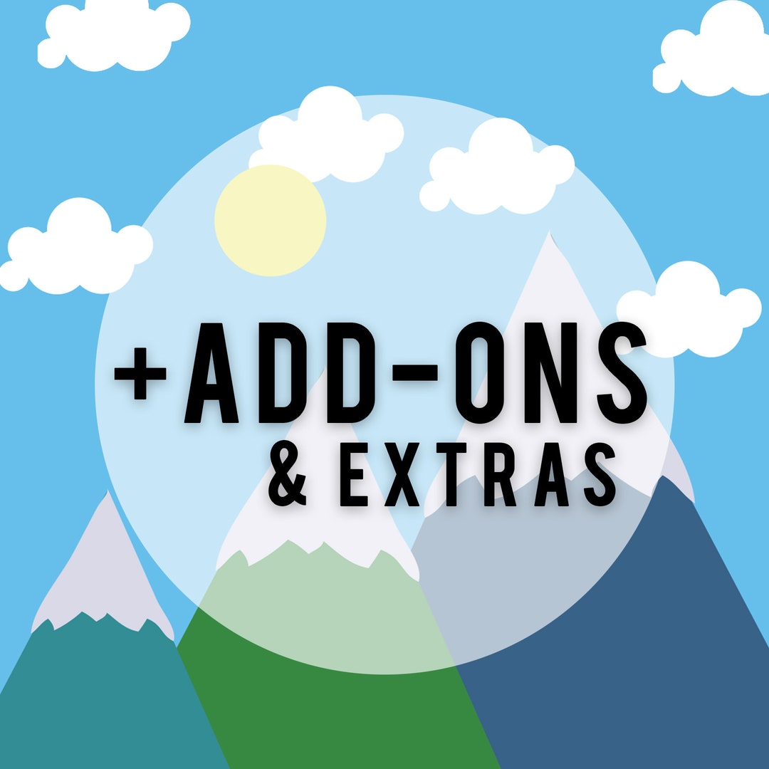 Add-ons and Extras - Etsy