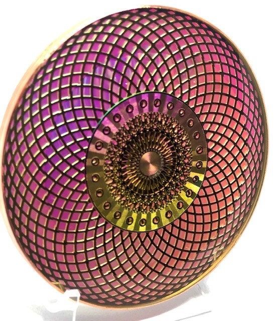 4 Dichroic Full Spectrum 18kt Gold Torus With Niobium Healing Disc - Etsy