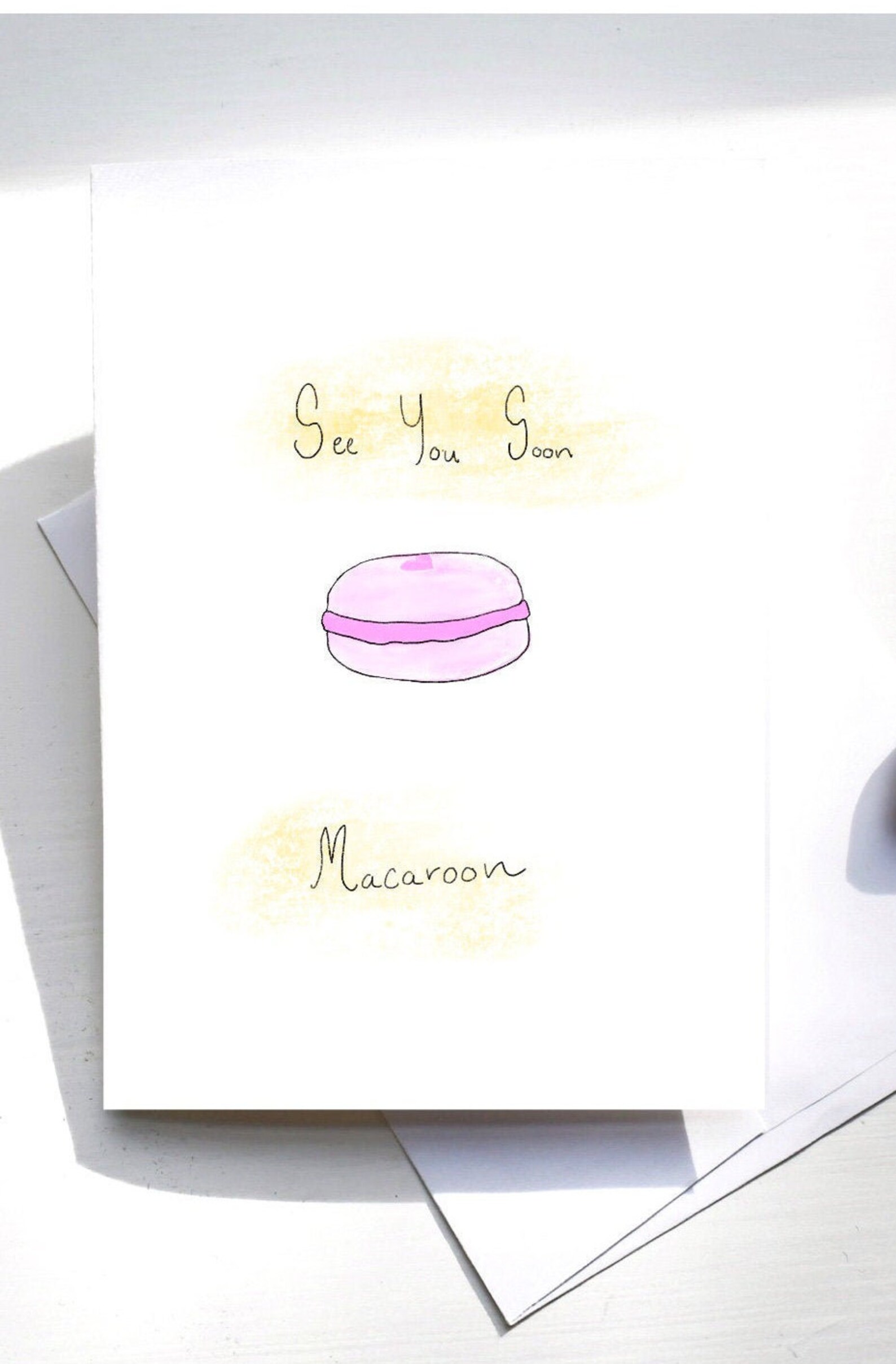 See You Soon Macaroon Greeting Card - Etsy