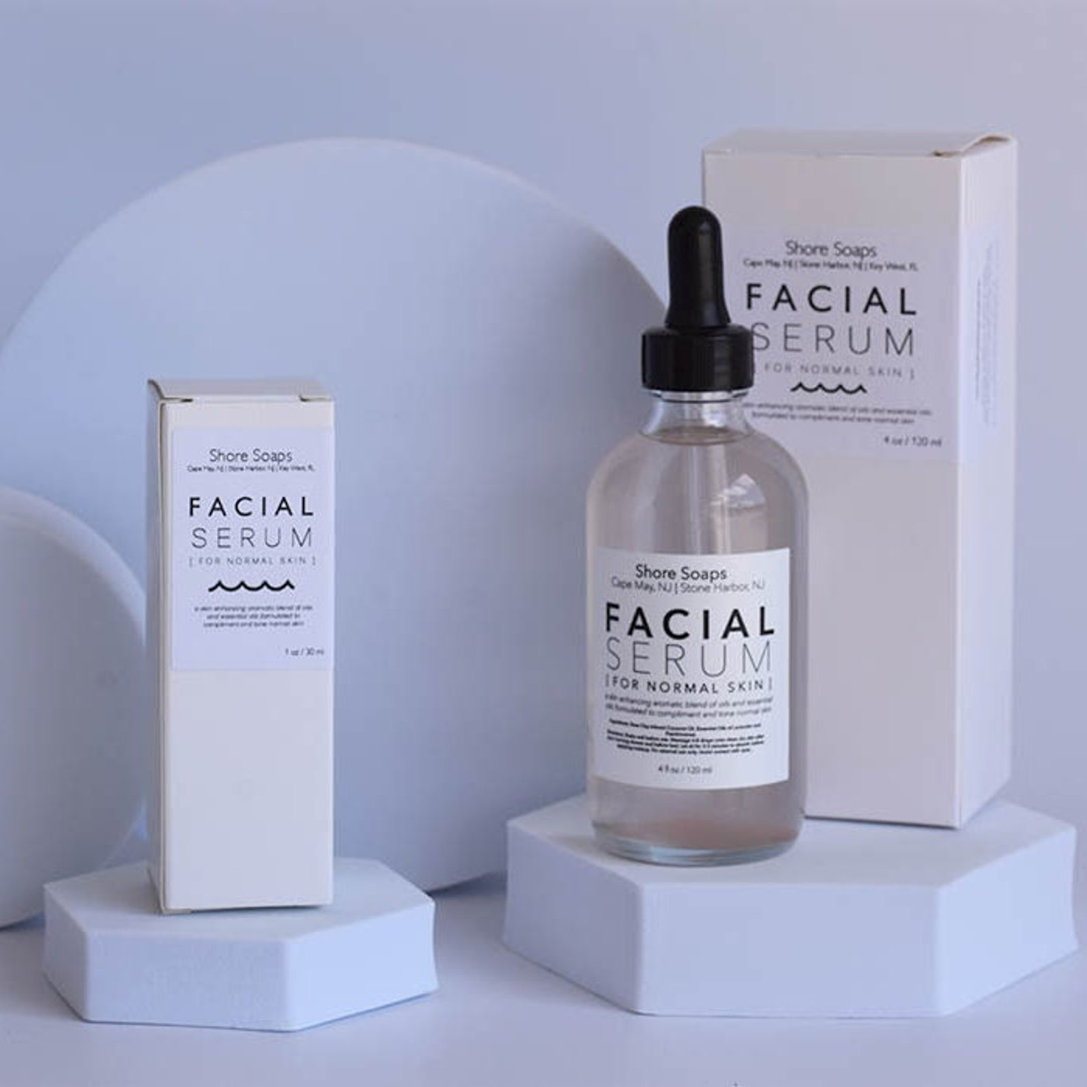 FACIAL SERUM // for Normal Skin // Made With Essential Oils // - Etsy