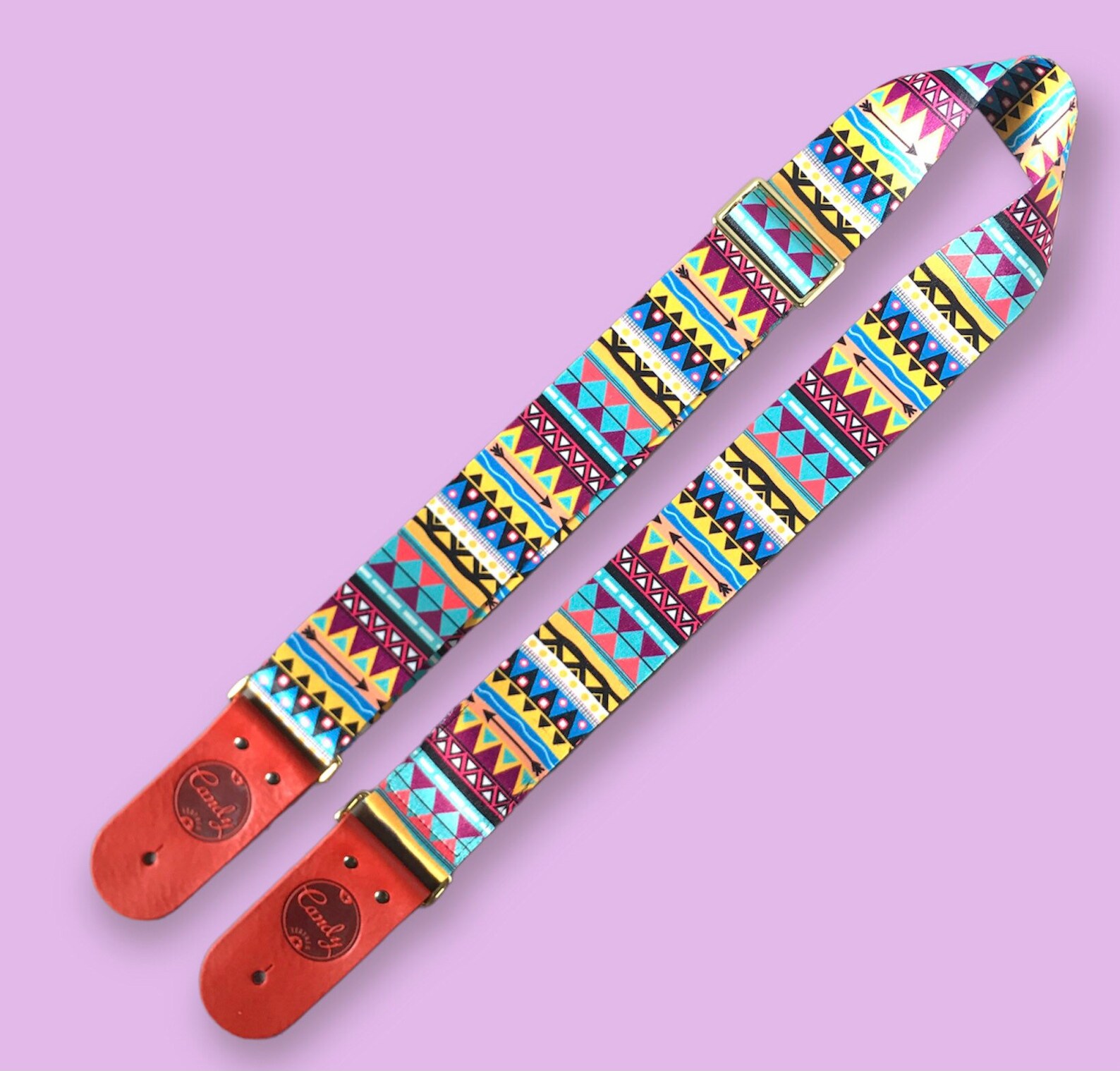 Mixed Blue Guitar Strap Genuine Leather Guitar Strap . - Etsy