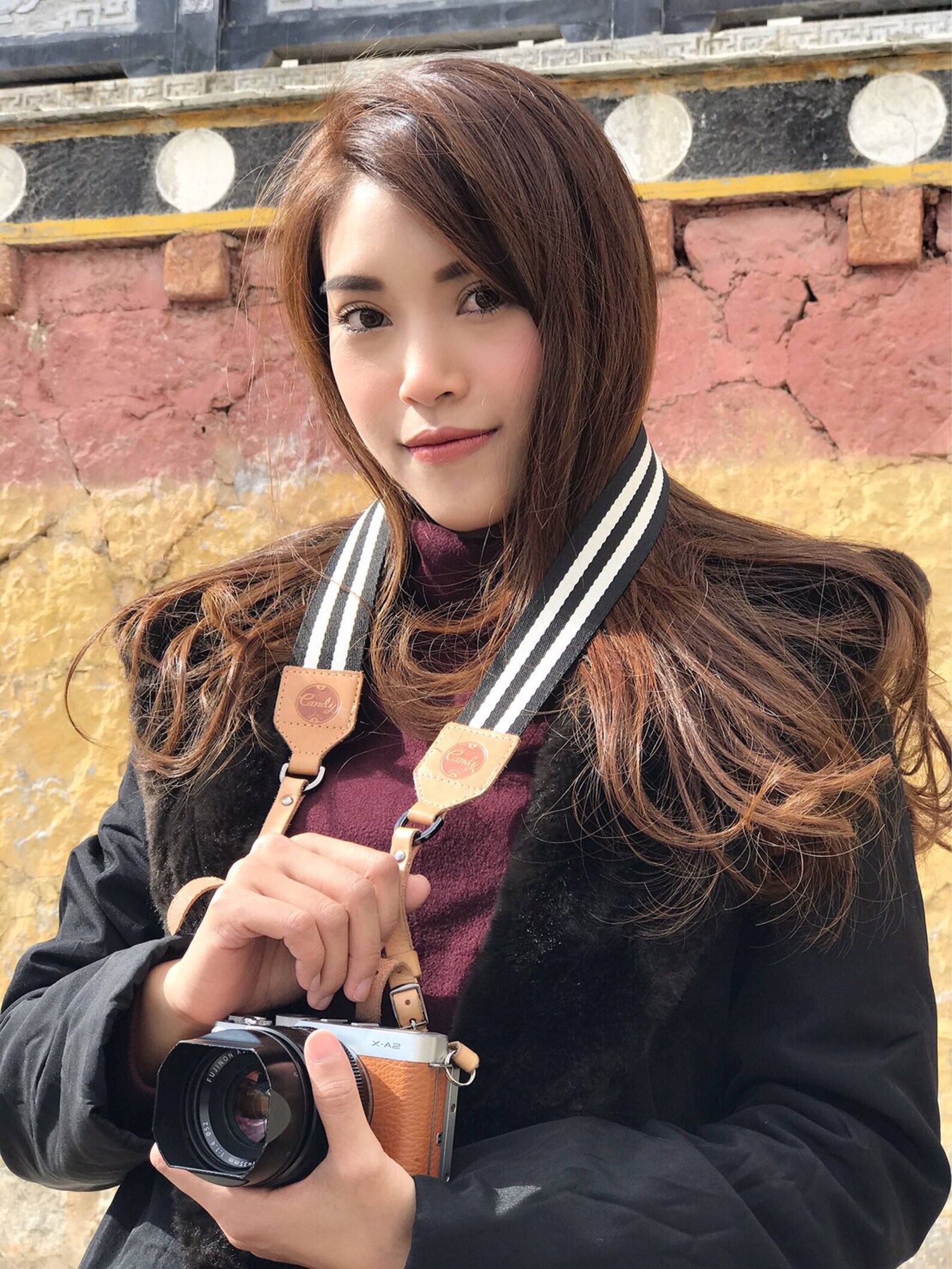 Genuine Leather Navy Camera Neck Shoulder Strap for SLR DSLR - Etsy