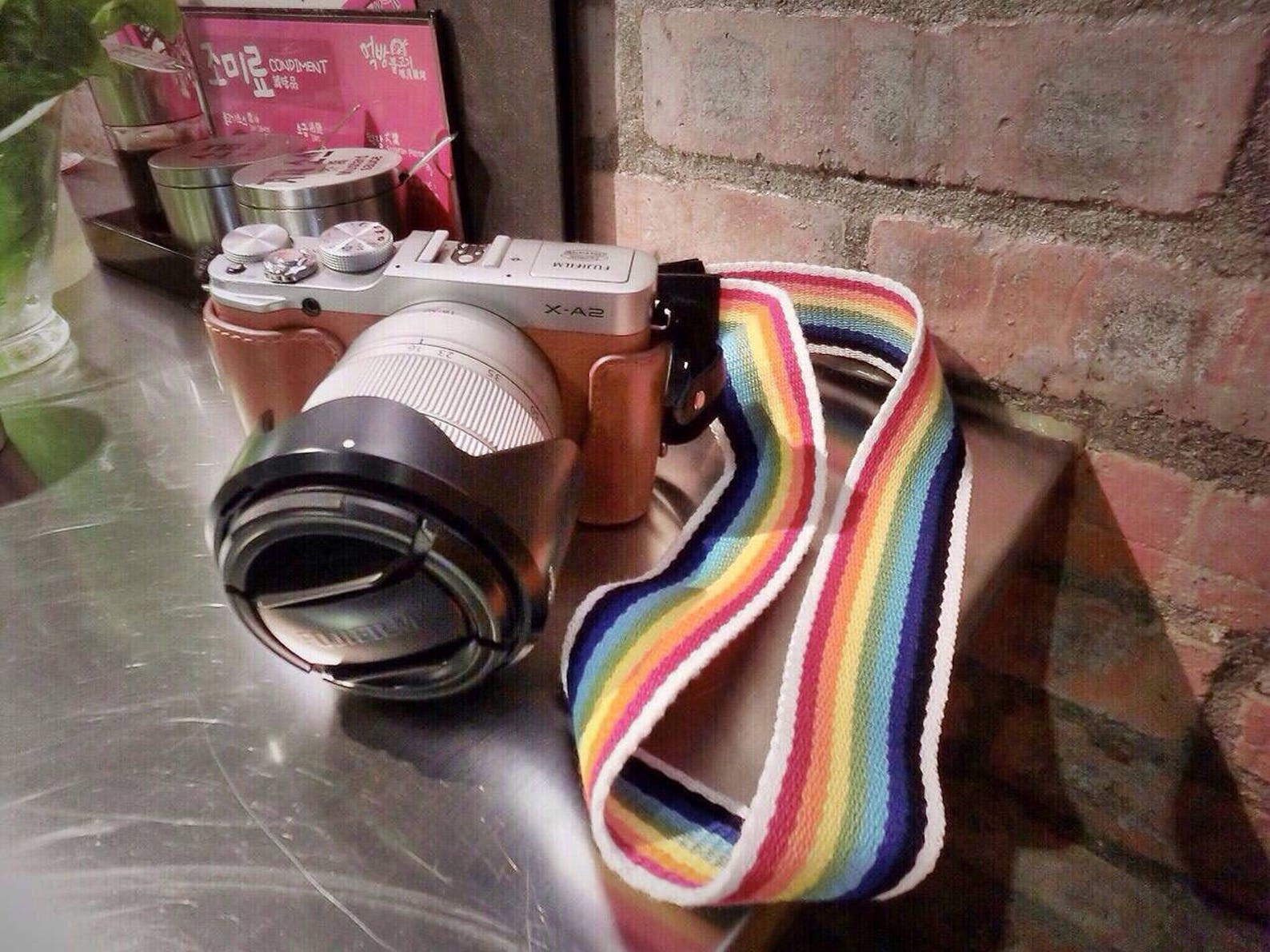 Rainbow DSLR Camera Straprainbow Camera Strap Leather Camera - Etsy