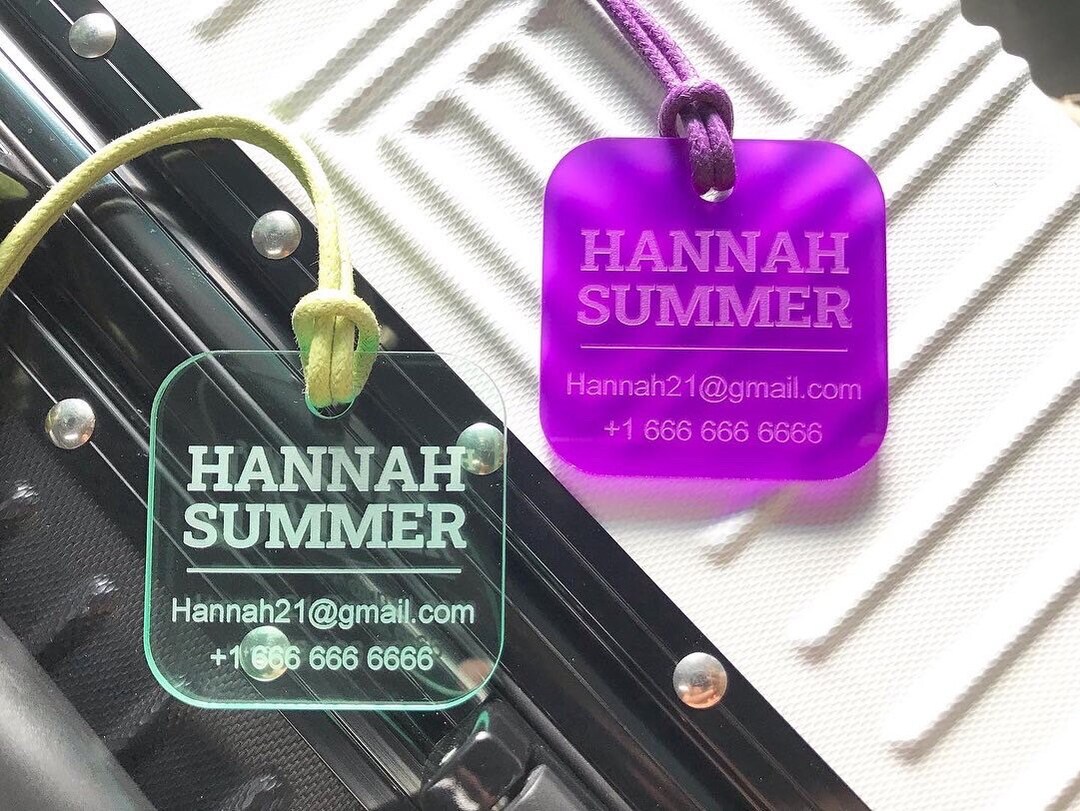 Square Luggage Tag | Acrylic Luggage Tags | Luggage Tags | Luggage Tag ...