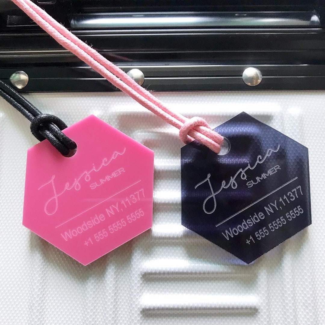 Acrylic Luggage Tag | Luggage Tags | Luggage Tag Personalized ...