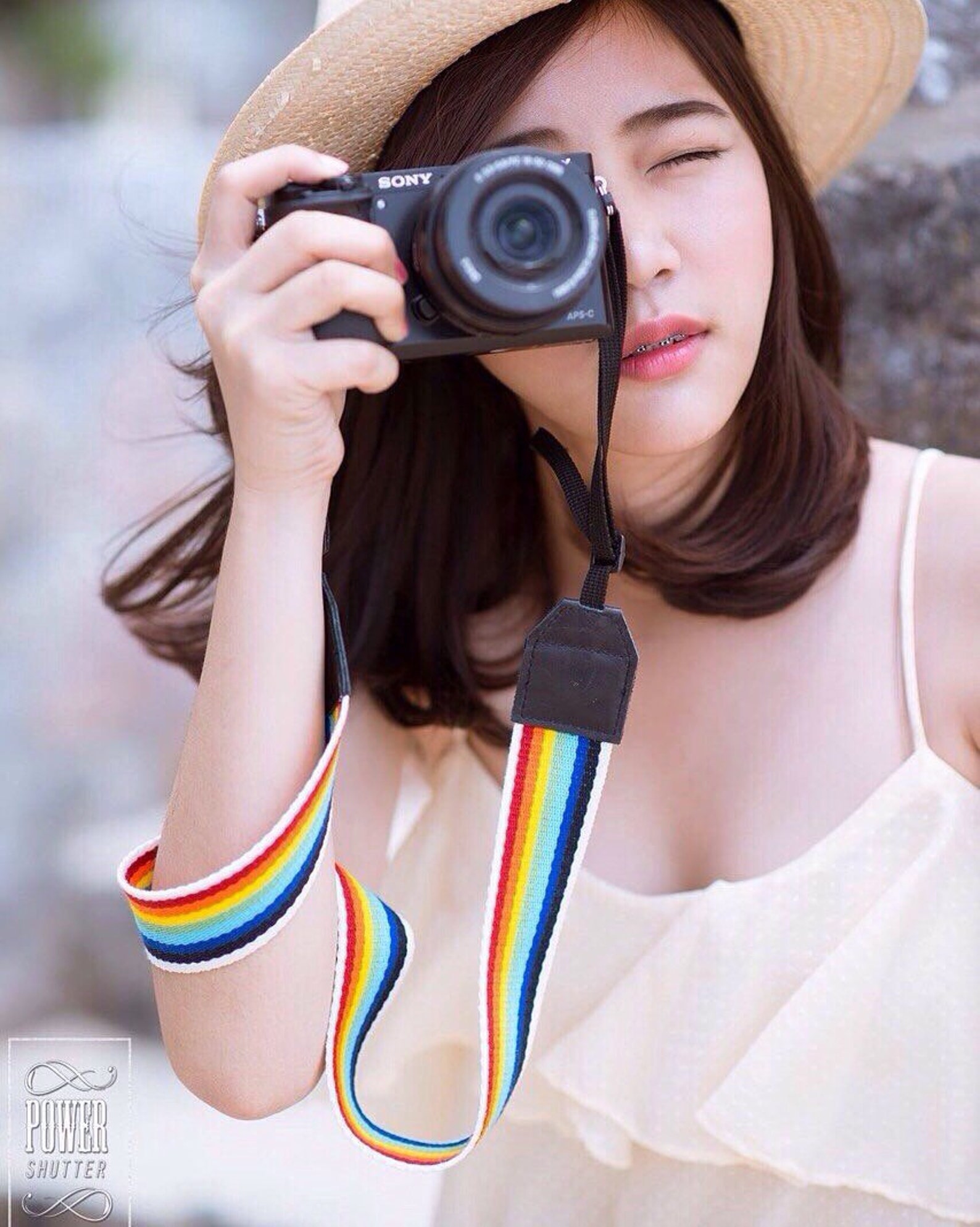 Rainbow DSLR Camera Straprainbow Camera Strap Leather Camera - Etsy