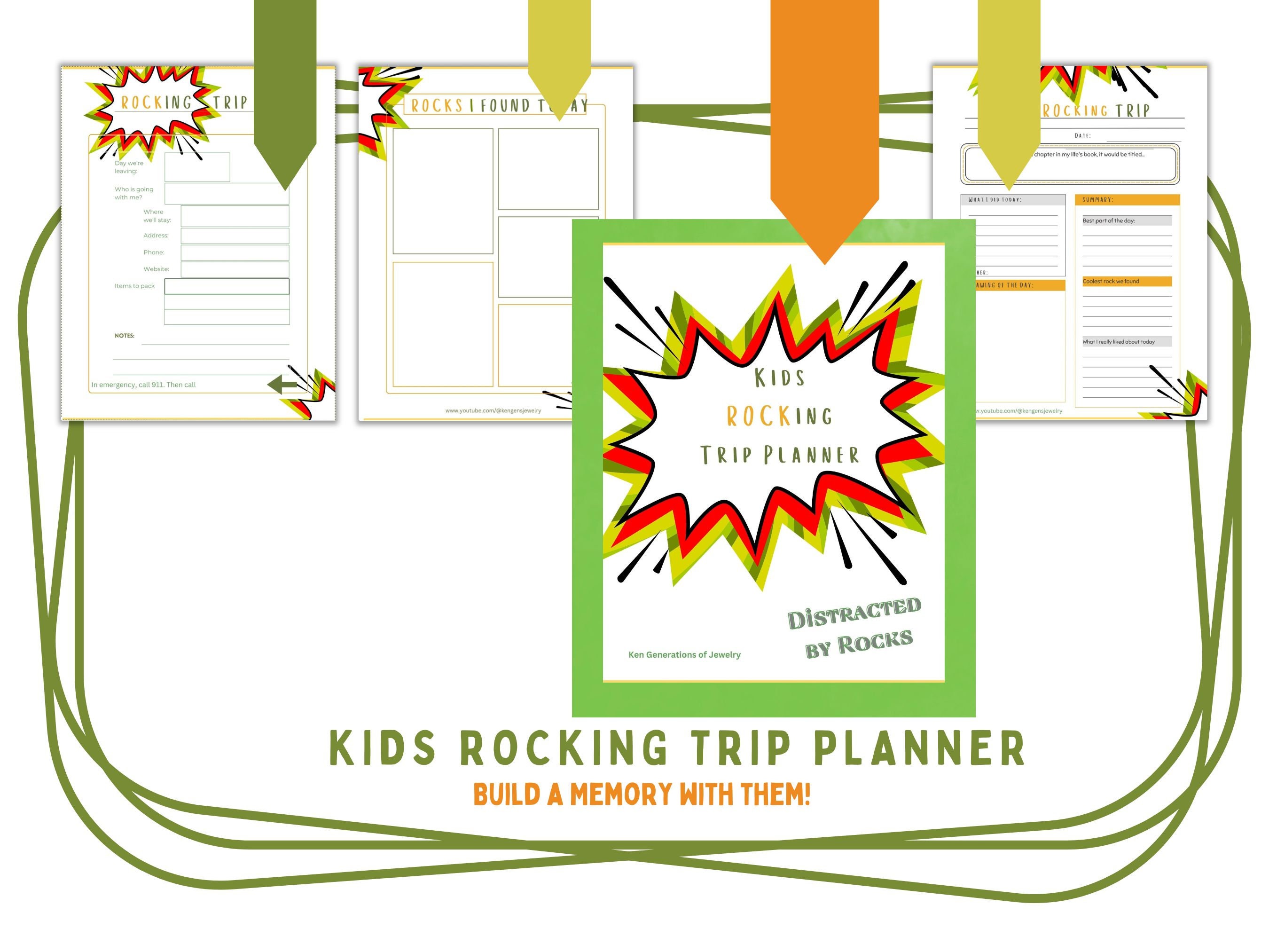 Kid's Rocking Trip Planner - Etsy