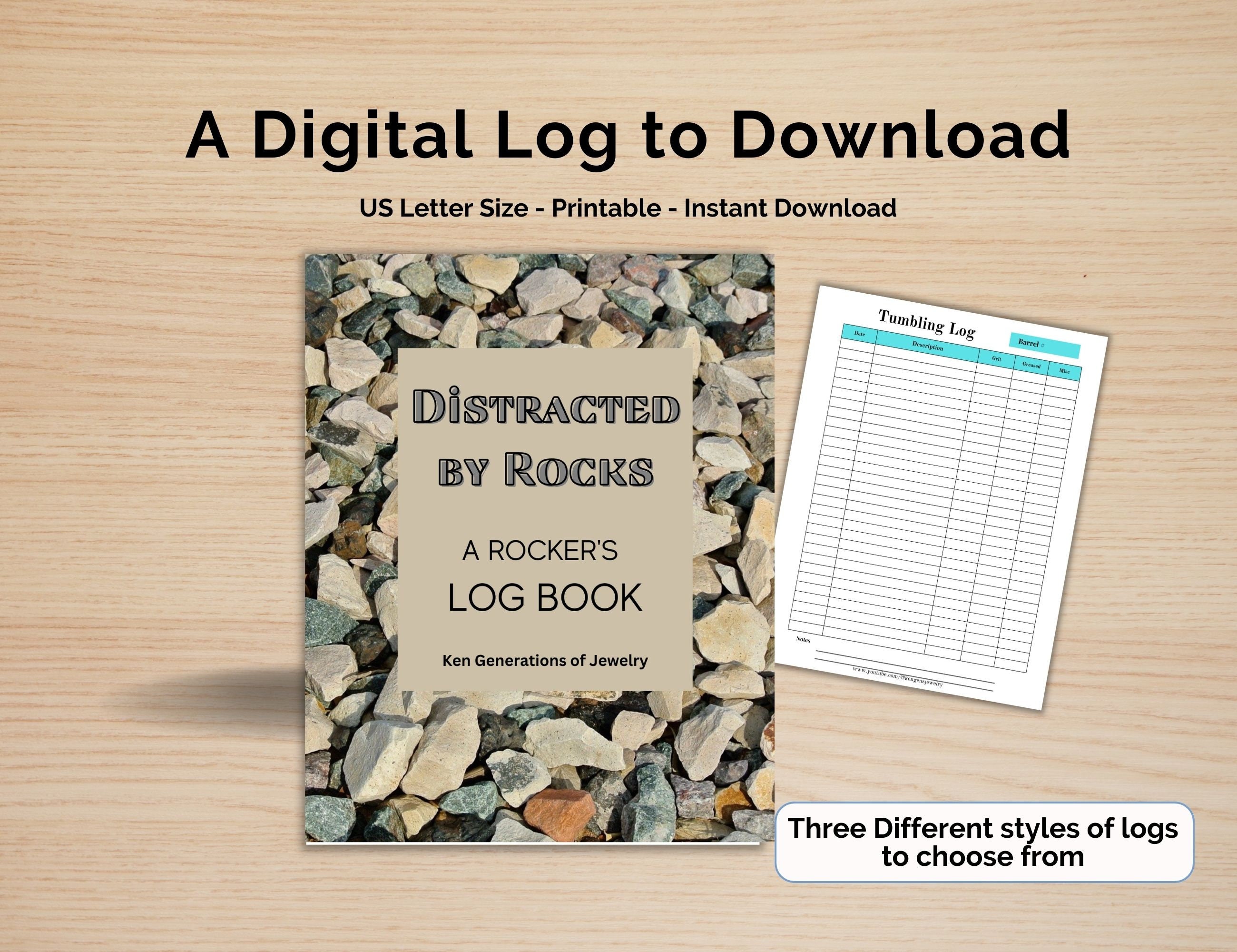 Distracted by Rocks, a Rocker's Log Book - Etsy