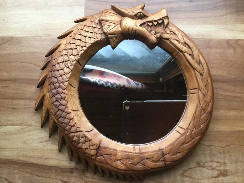 Dragon Mirror - Etsy