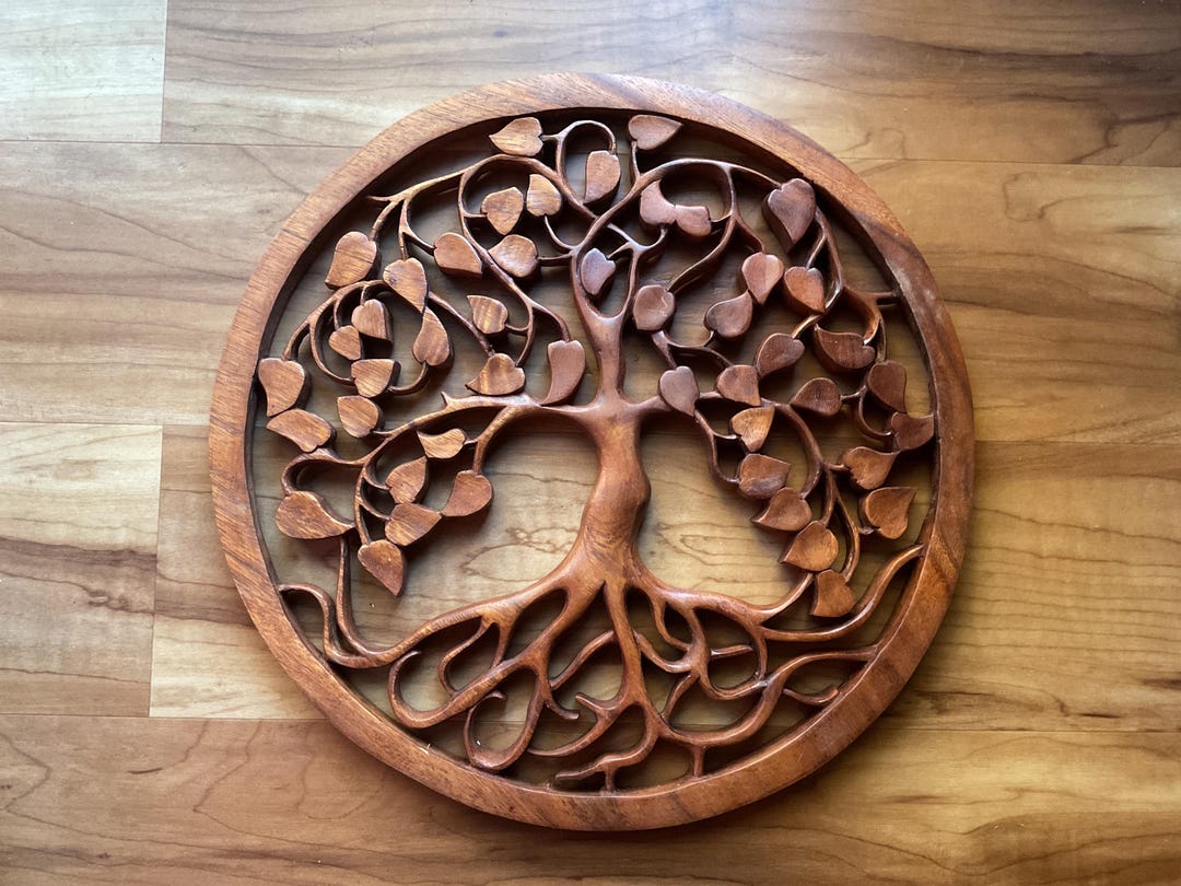 Tree of Life Wood Carving - Etsy