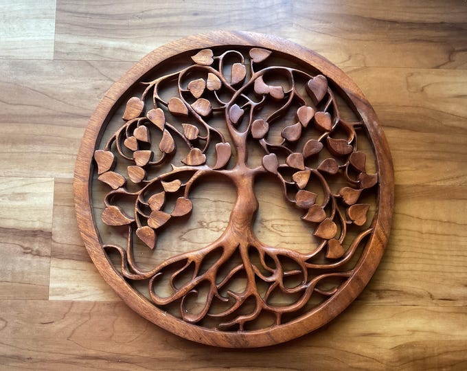 Tree of Life Wood Carving - Etsy