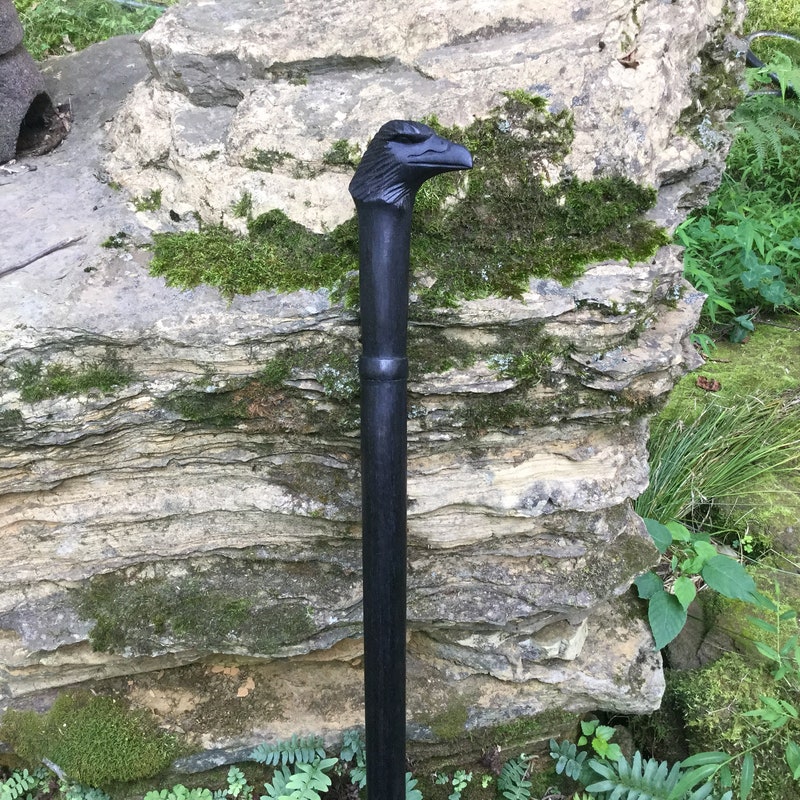 Wooden Wizard Staff - Etsy