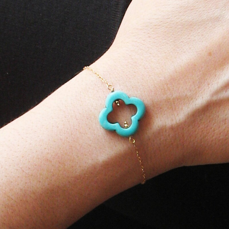 Turquoise Clover - Etsy