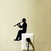 Man Playing Clarinet Light Switch Fabric Sticker Clarinet - Etsy