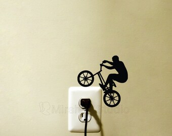 Bike Wall Decal | Etsy