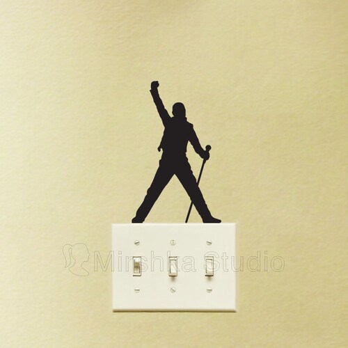 Male Singer Fabric Decal Music Wall Sticker Teen Room Wall - Etsy