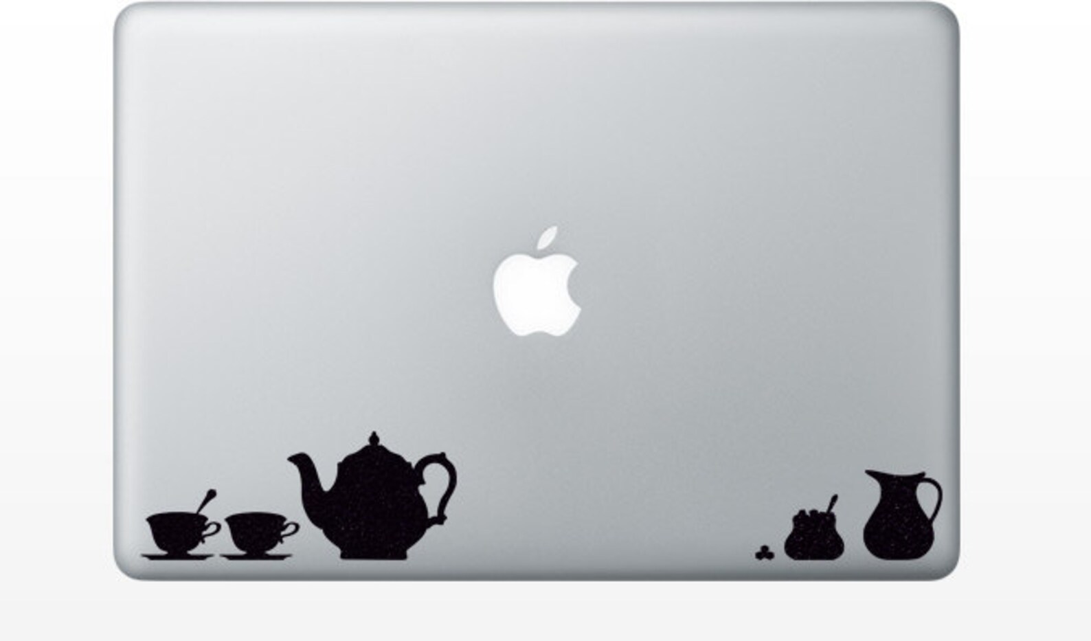 Tea Set Velvet Stickers Teapot Window Decals Tea Cup Decor - Etsy